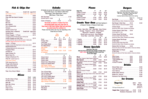 Island Fish Bar, Eastwood