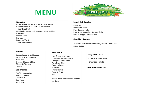 Craigies Farming Deli and Cafe, South Queensferry