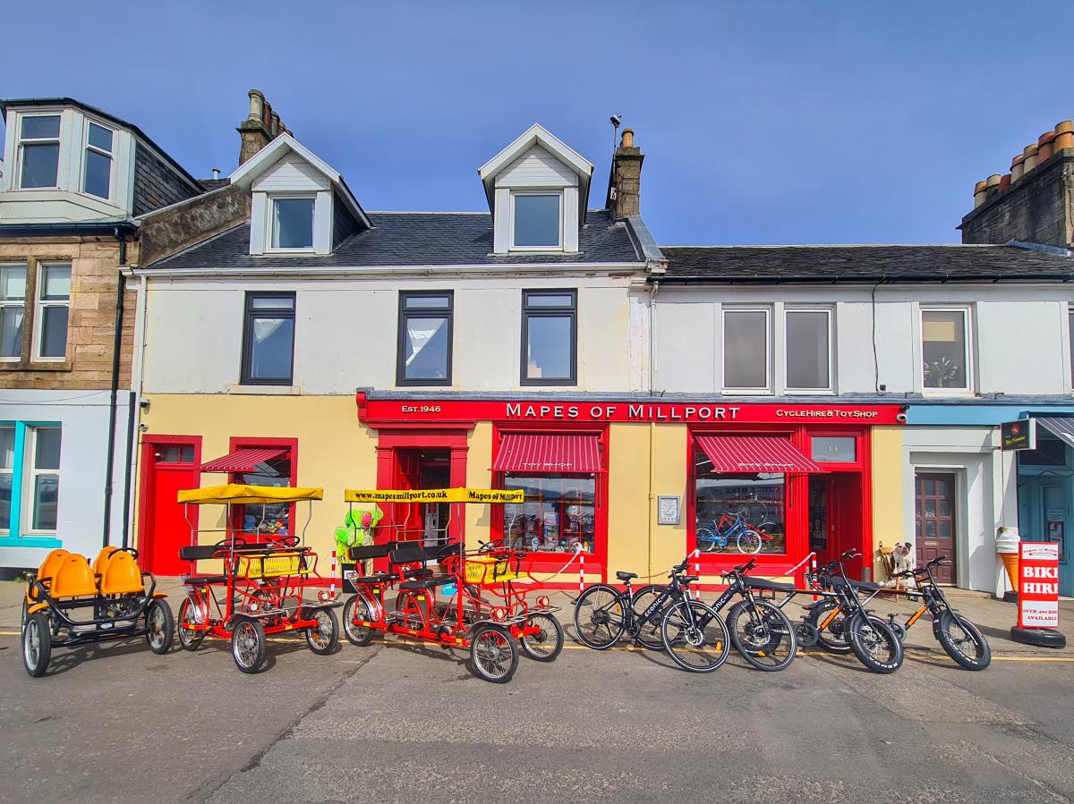Mapes of Millport | Bicycle Hire | AI Review Summary